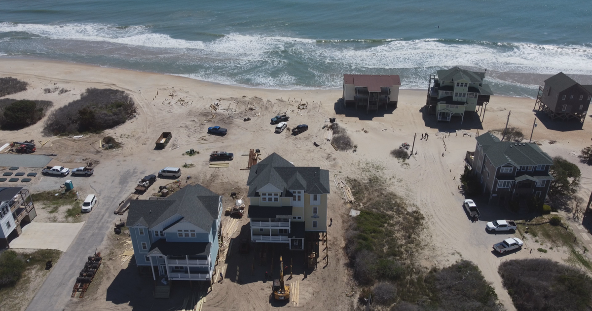 Buxton is moving homes, tearing others down as the ocean closes in