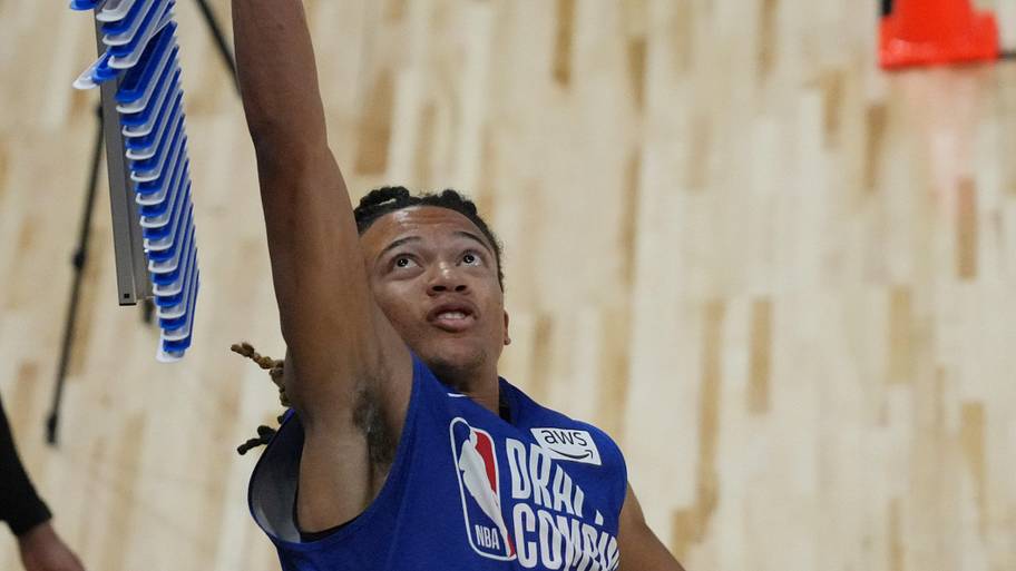 Houston's Kingston Flemings stands out with special NBA Combine performance