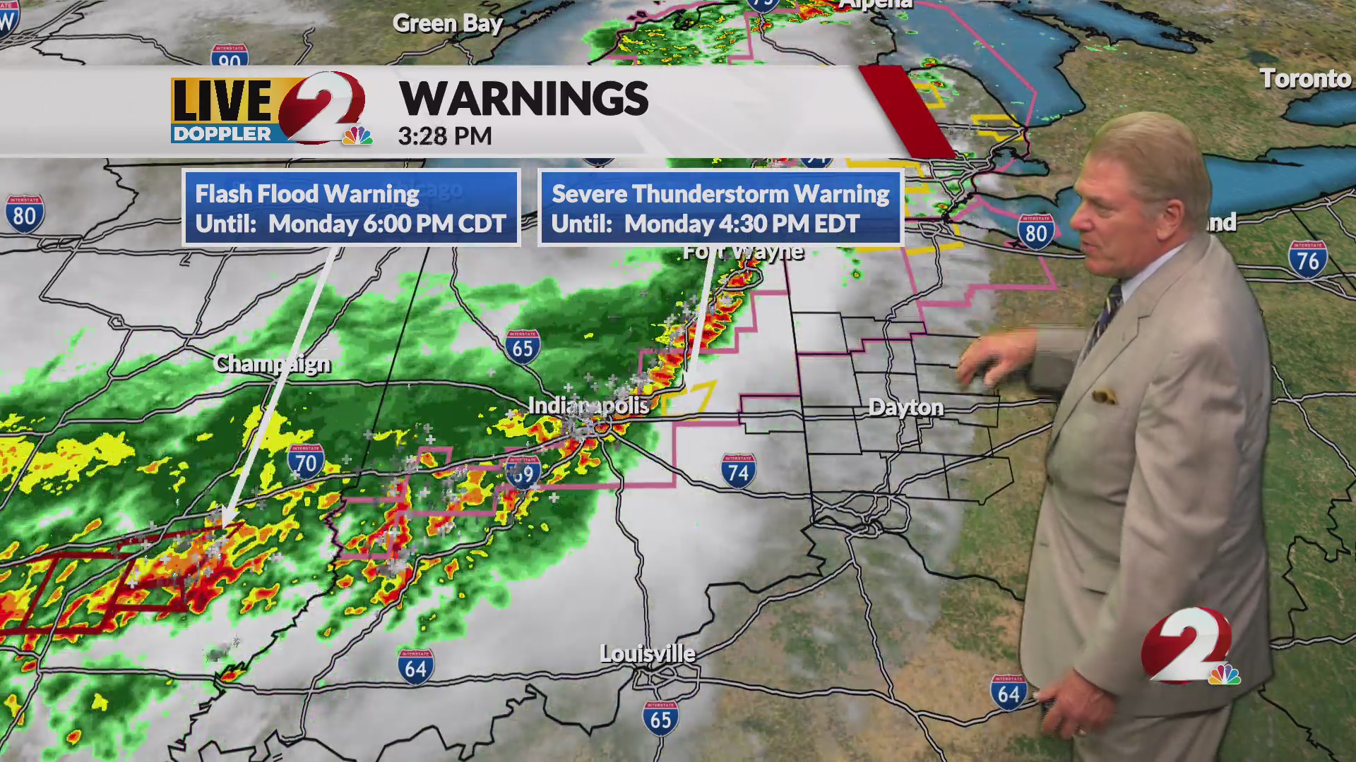 Rain, storms coming the Miami Valley's way [4p]