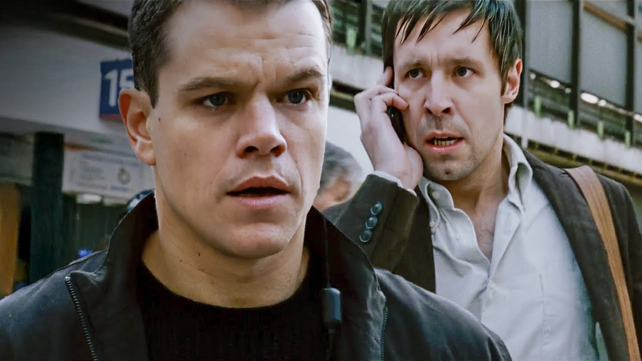 Bourne's High Stakes Meeting with Journalist The Bourne Ultimatum