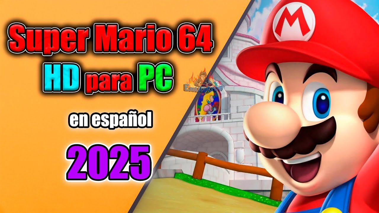 Super Mario 64 para PC con texturas HD en español