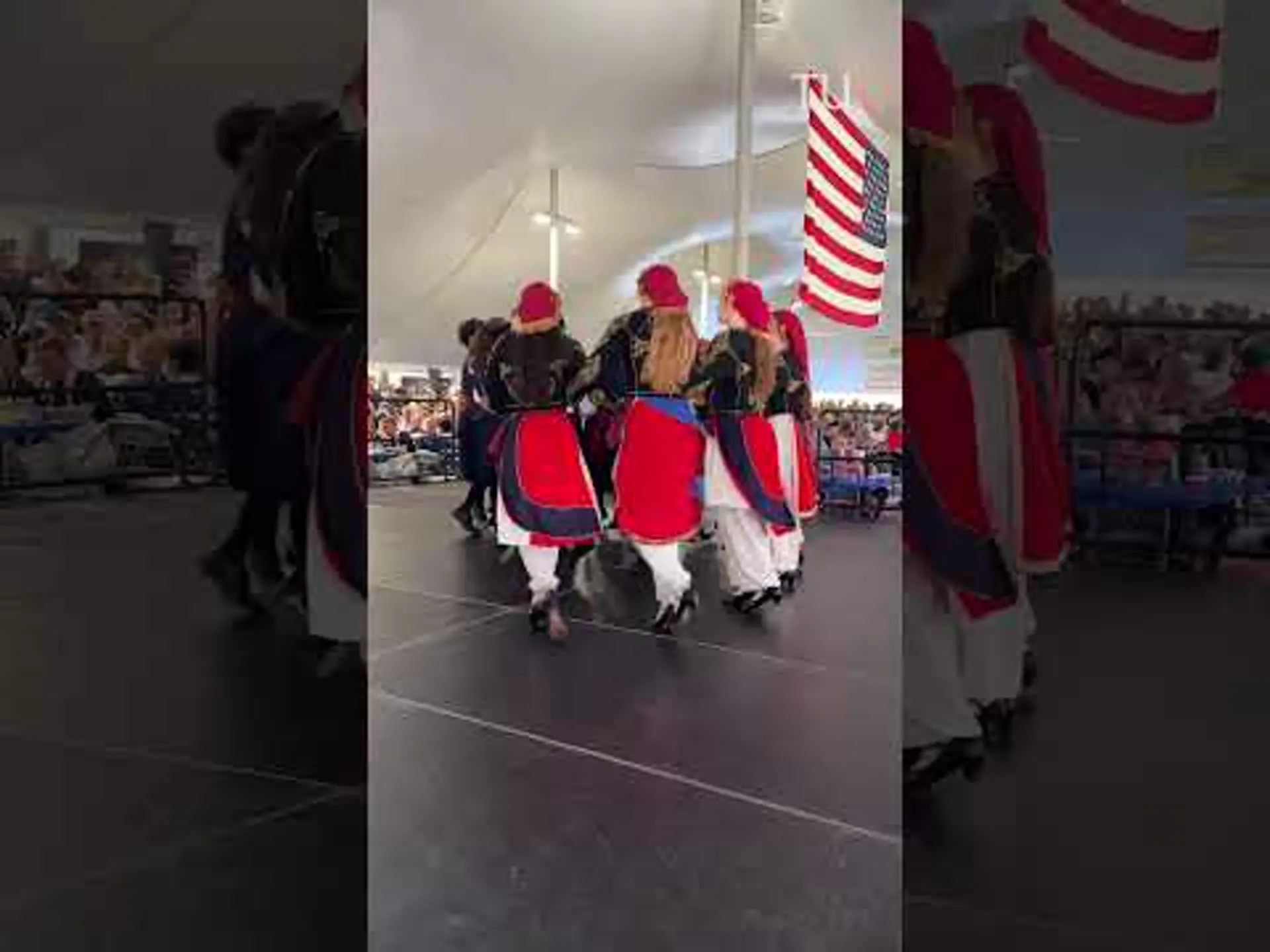 Greek dancers performing at the 2026 St. Sophia Greek Festival