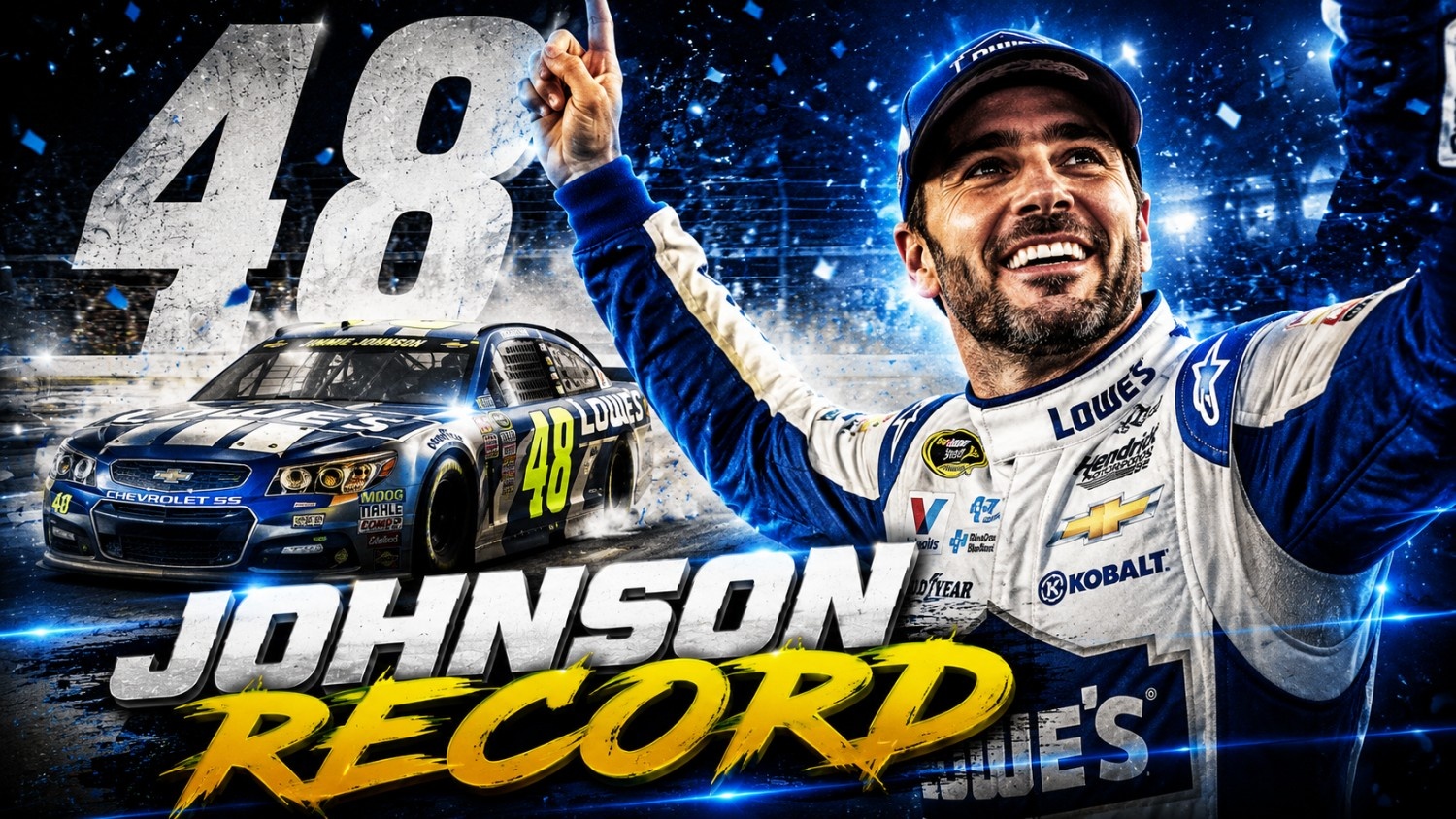 Breaking down all 12 of Jimmie Johnson’s Cup wins at Charlotte