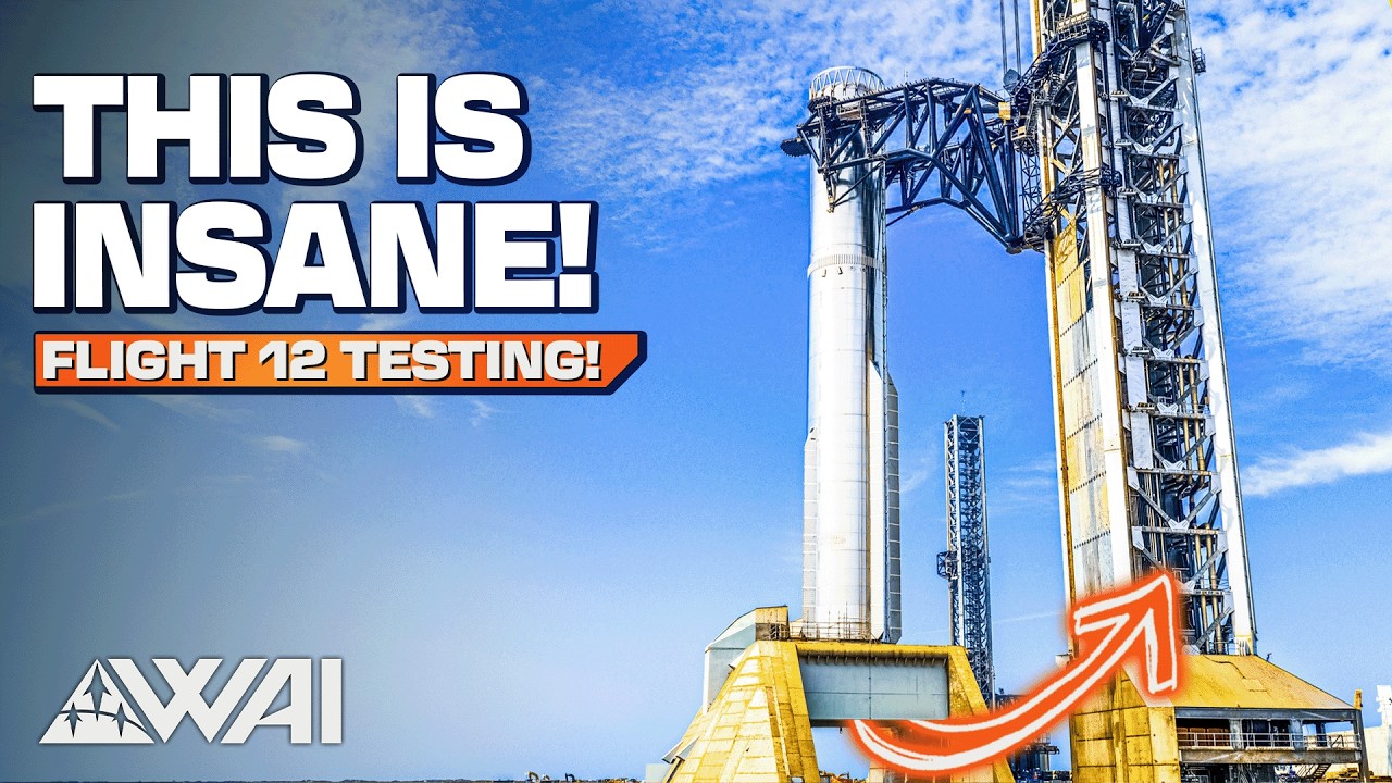 SpaceX starts the big tests for Starship flight 12!