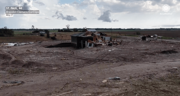 Tornadoes charge through Plains, Midwest, ripping apart homes in Nebraska
