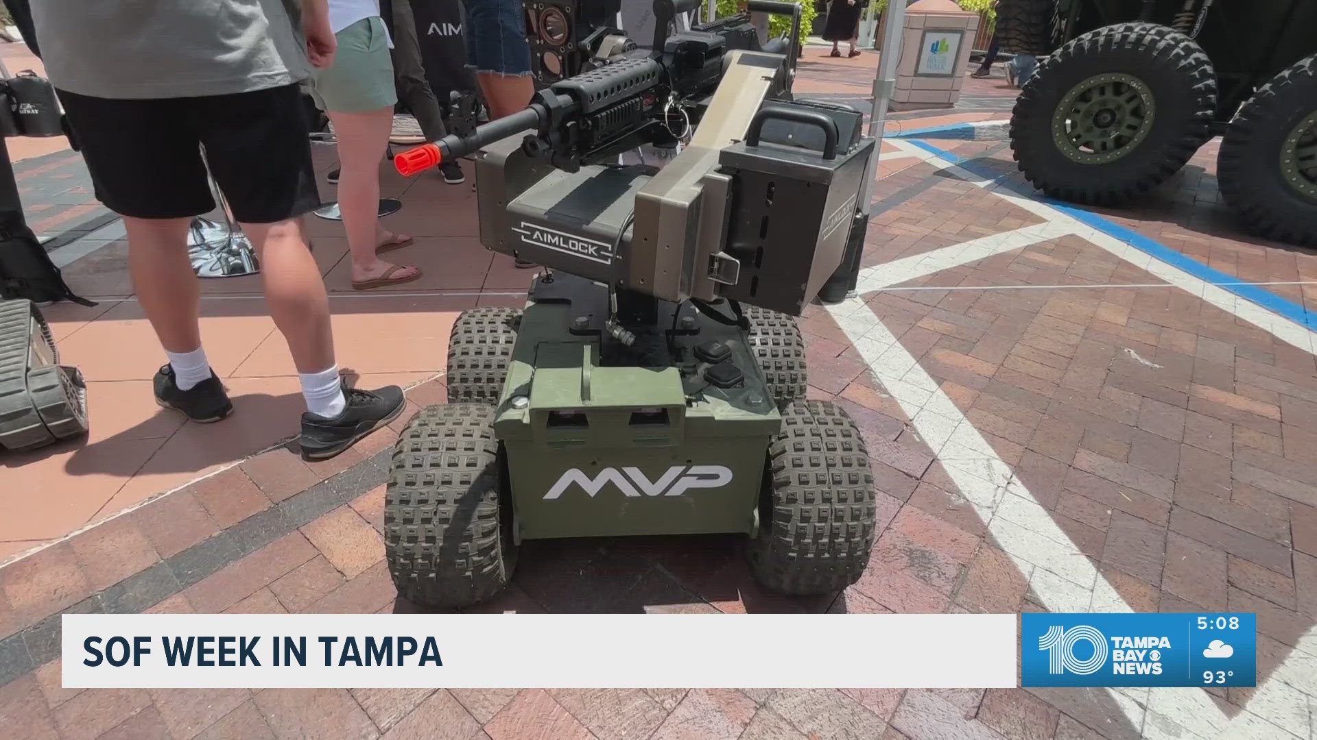 The future of warfare on display in downtown Tampa during the Special ...