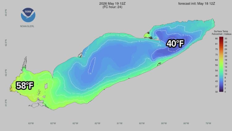 Officials warn of cold water dangers on Lake Erie for Memorial Day boaters