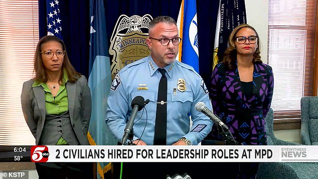 Minneapolis Police Department bureau chief drives her SUV into the path ...