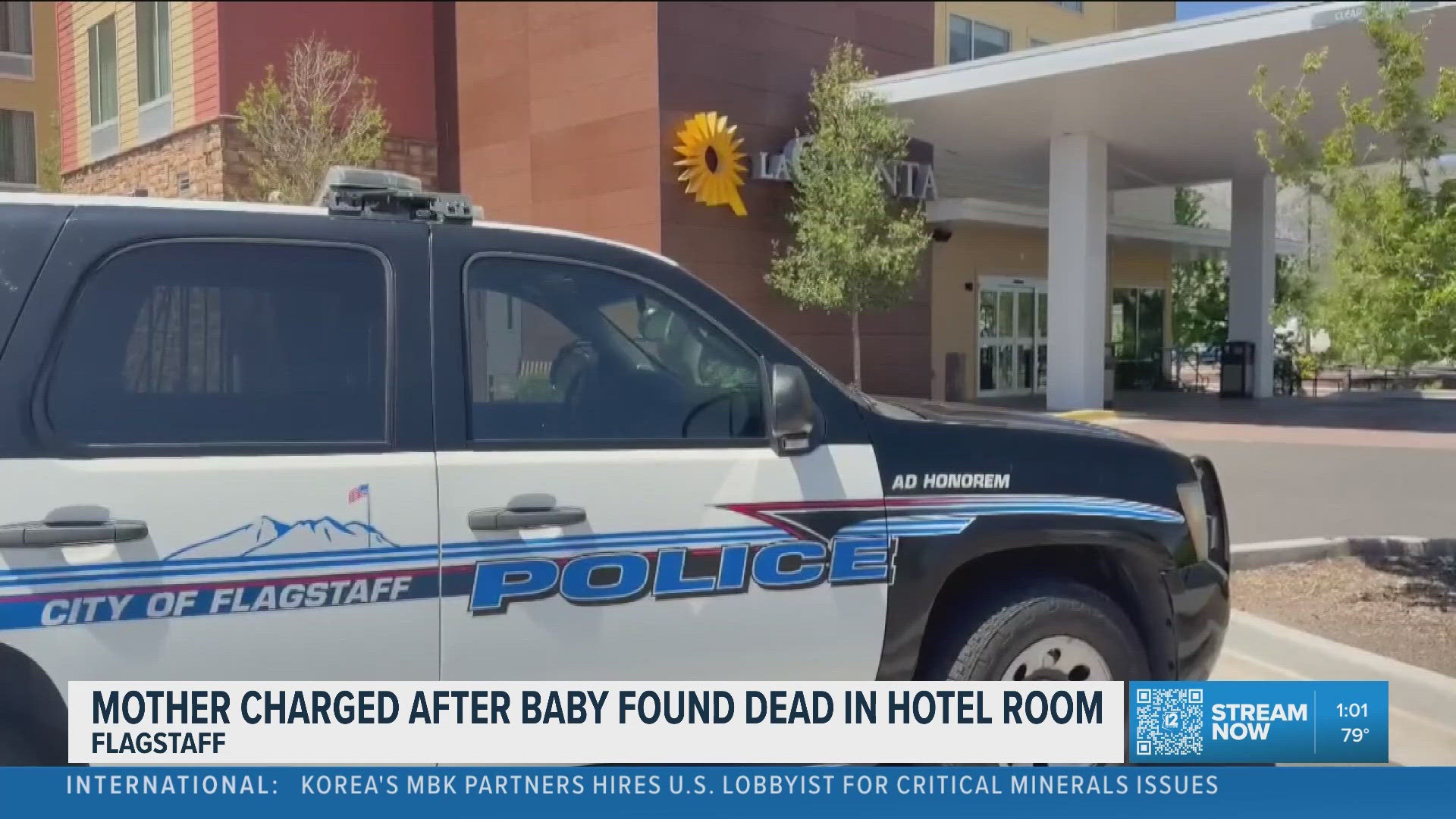 Mother arrested after baby found dead inside Flagstaff hotel room ...