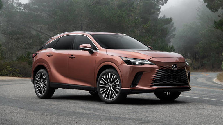 Lexus RX hot May lease specials cover gas, hybrid, and PHEV models
