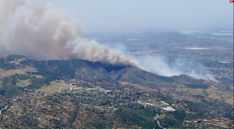 Mandatory evacuations underway as wildfire threatens several homes and ...