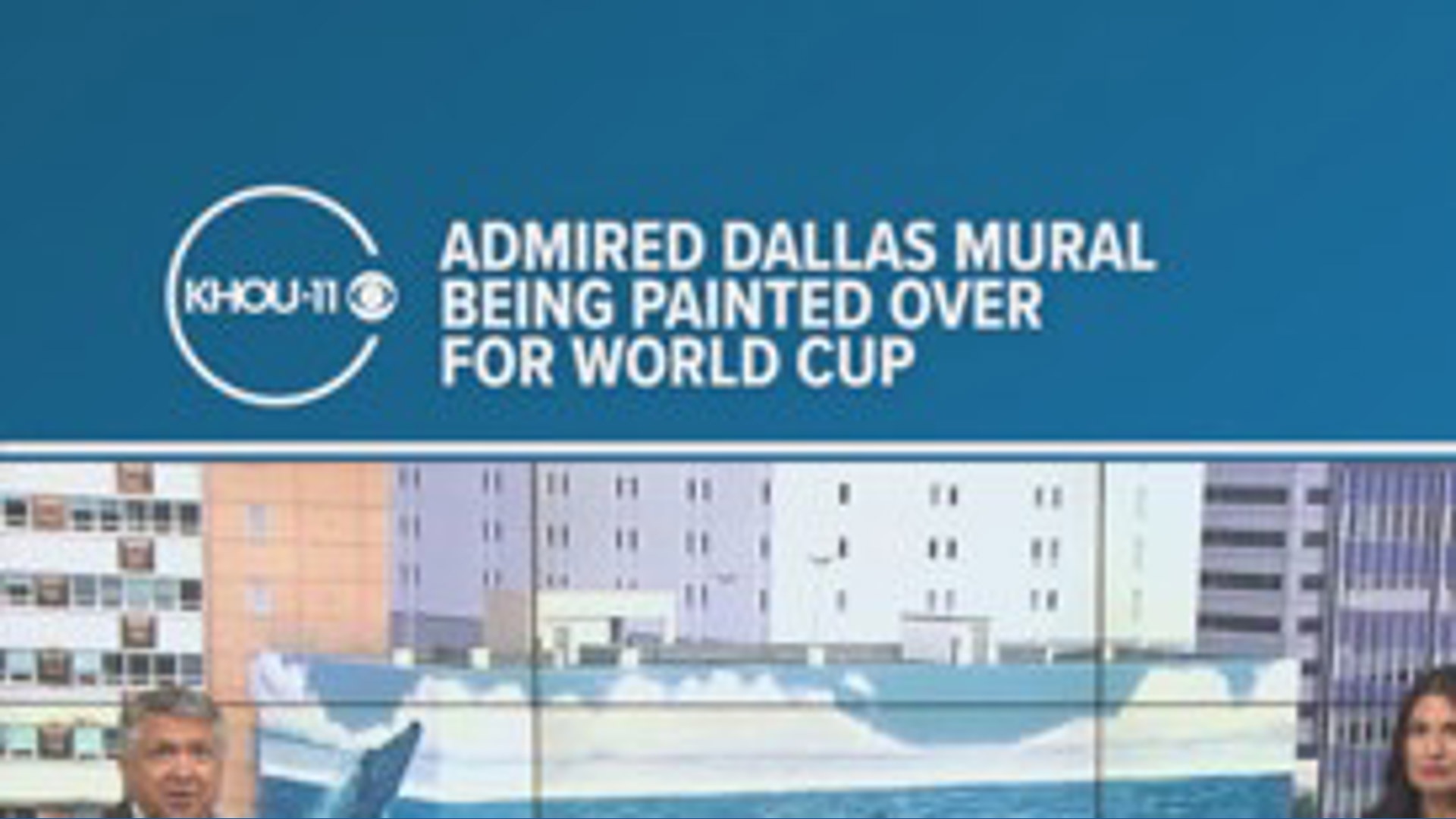 Admired Dallas mural being painted over for World Cup