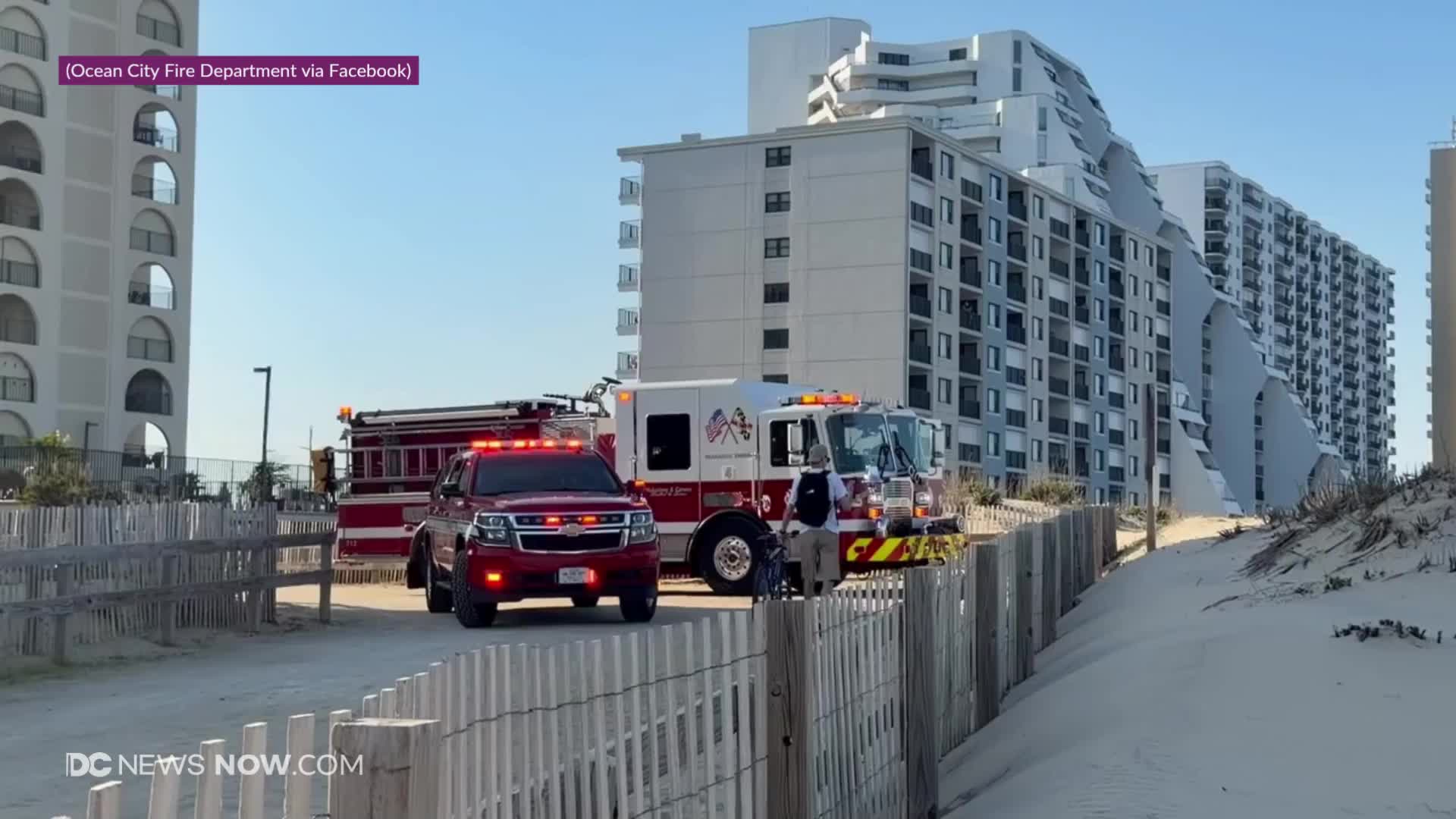 Watch: Plane makes emergency landing on Ocean City beach