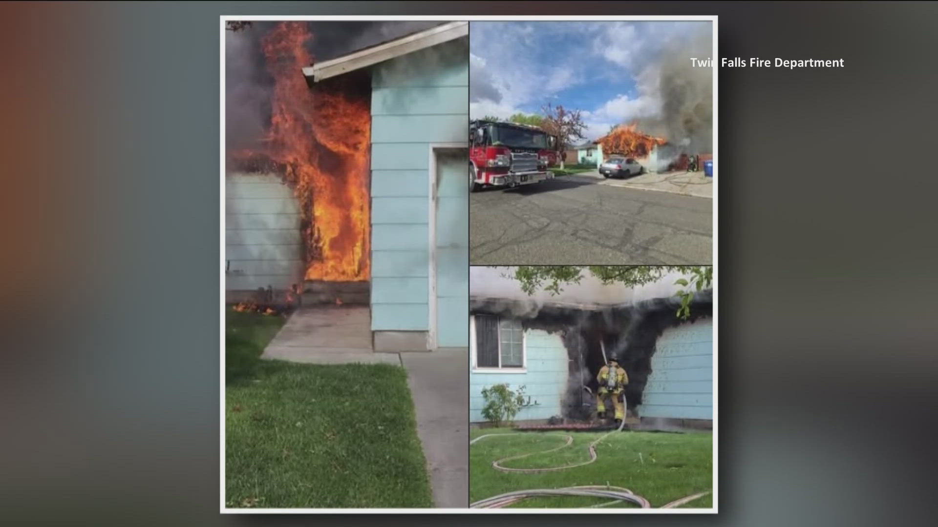 One person hospitalized after house fire in Twin Falls