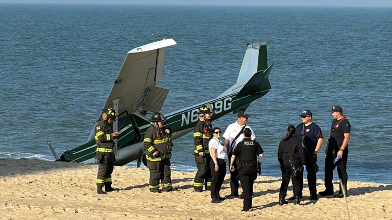 Passengers escape injuries after small plane makes emergency landing on ...