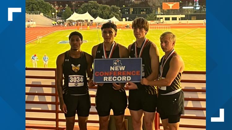 Academy ISD relay team sets new state record