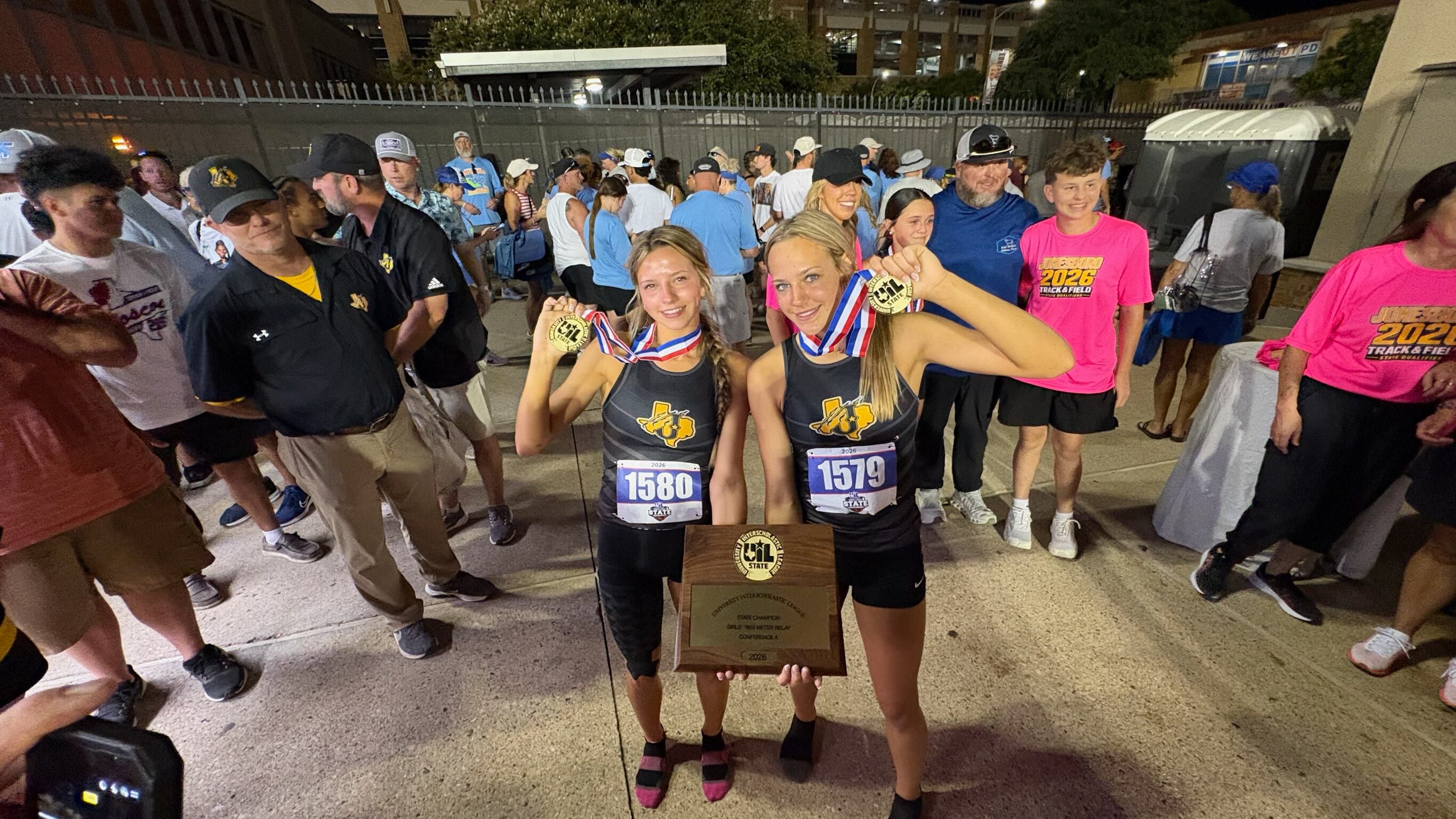 Jonesboro sisters win state championship, break school record in mile relay