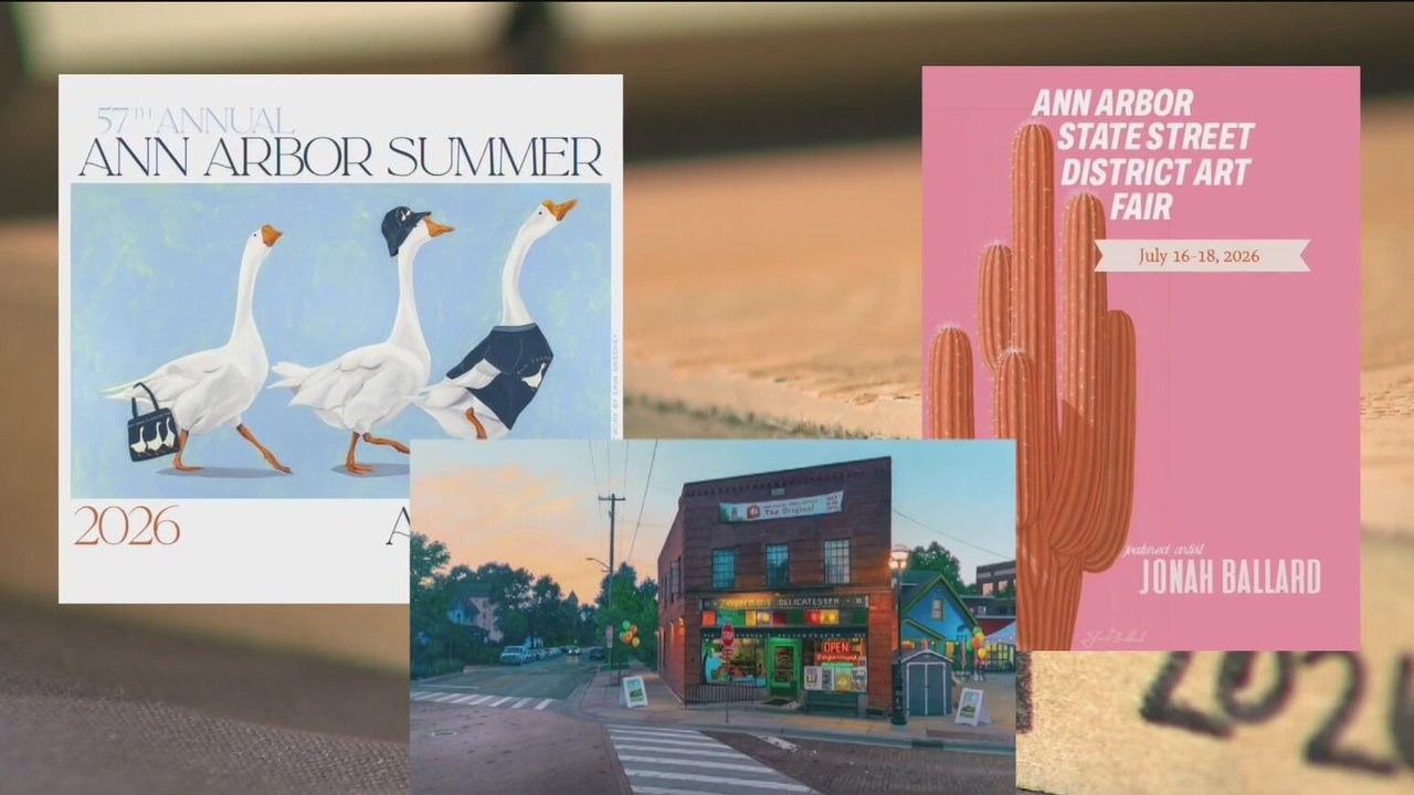 Ann Arbor Art Fair unveils commemorative posters for 2026 festival