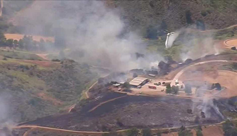 Sandy fire: At least one home destroyed, evacuations in Simi Valley