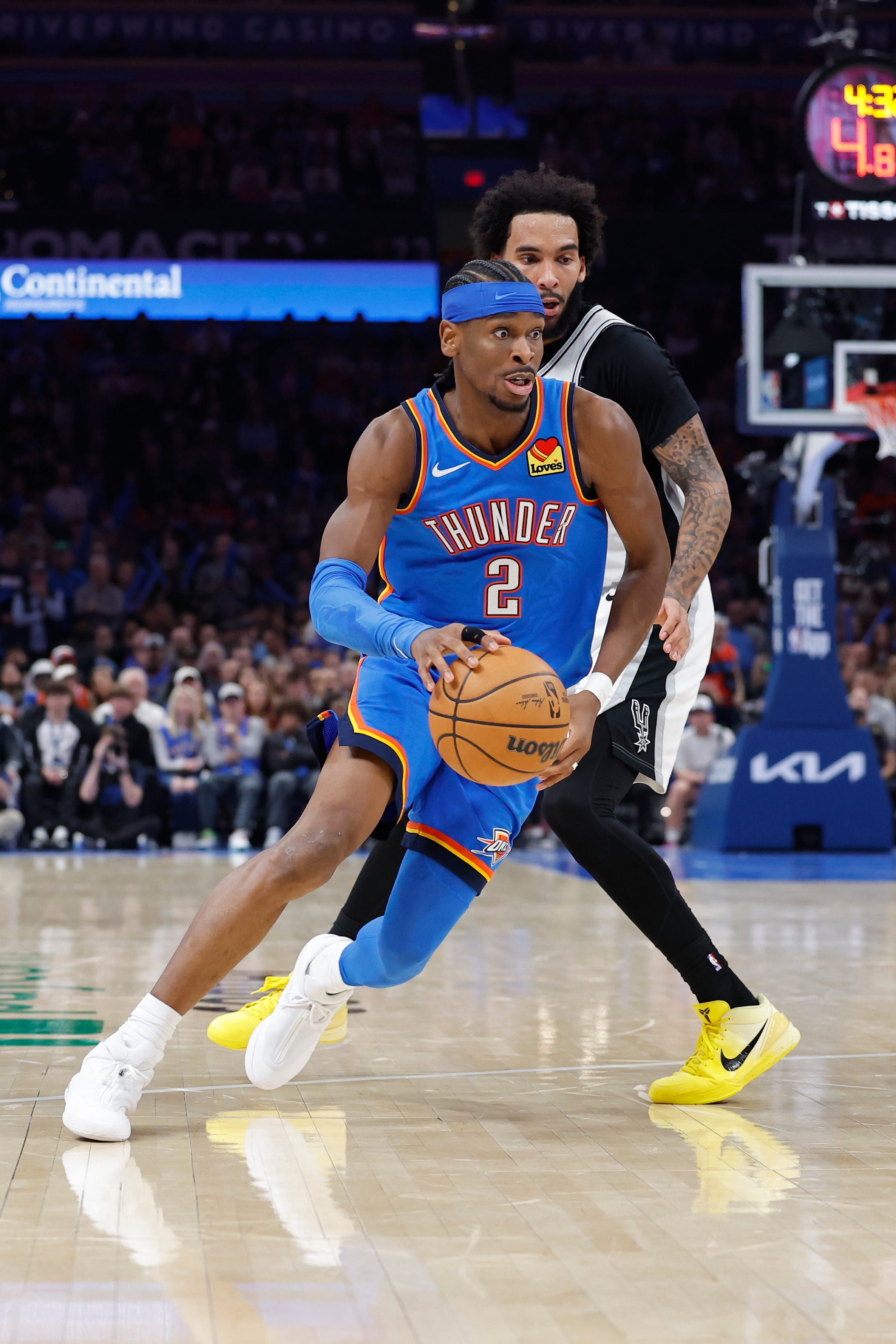 NBA playoff TV schedule tonight, where to watch Thunder vs Spurs Game 5