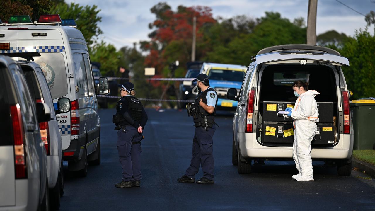 'Distraught': wife, children's murder accused in court