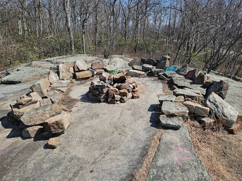 This surreal outdoor living room made of stone furniture is hidden atop ...