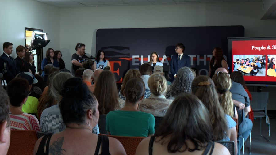 Elizabethton students hold press conference for upcoming book on TN ...