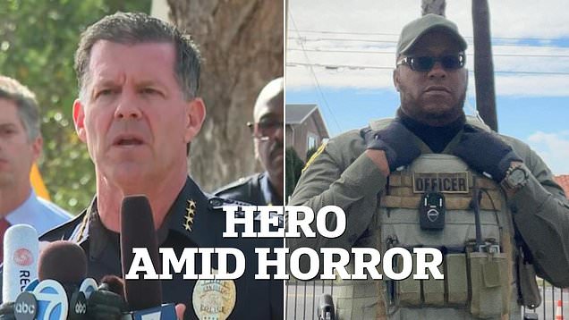 Police say heroic mosque officer killed in attack 'saved lives'