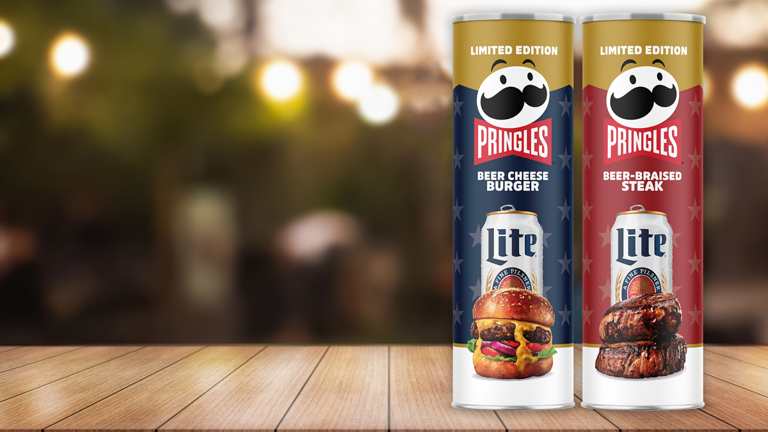 Pringles launches new summer chip flavor with Miller Lite