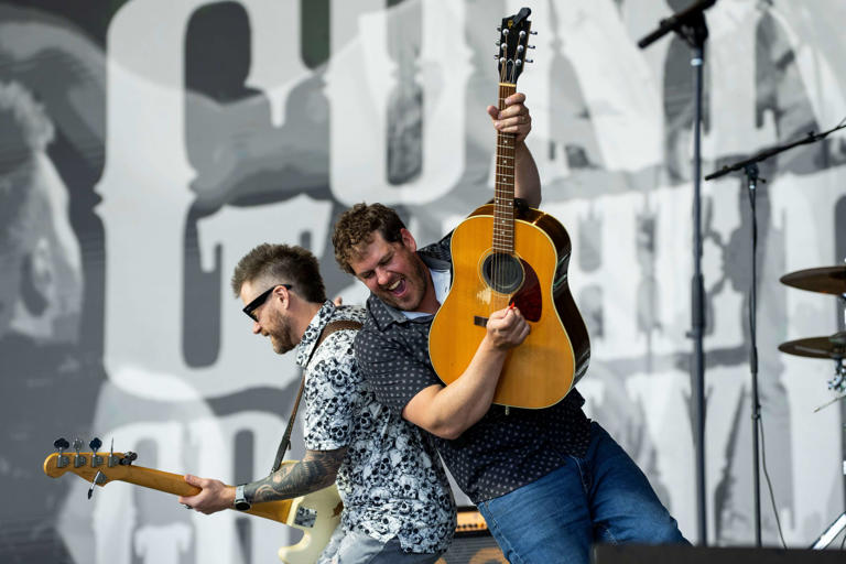 Watch: Acrisure Amphitheater launch concludes with dazzling drone ...