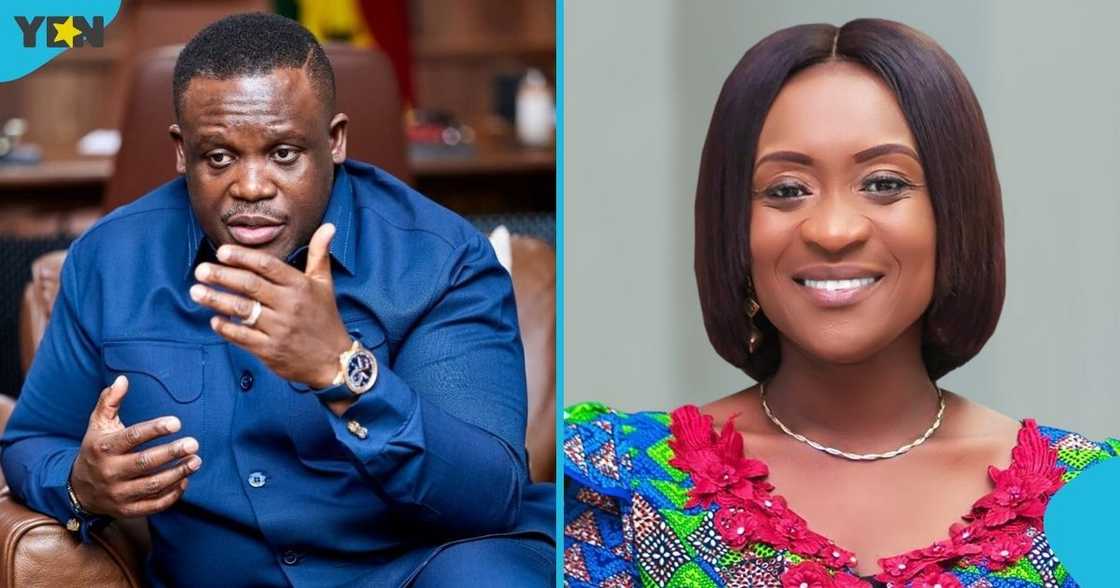 Sam George Clashes With Abena Osei Asare At Pac Sitting You Re Being
