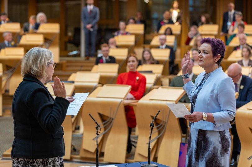 Angela Constance officially sworn in as Almond Valley MSP at Scottish ...