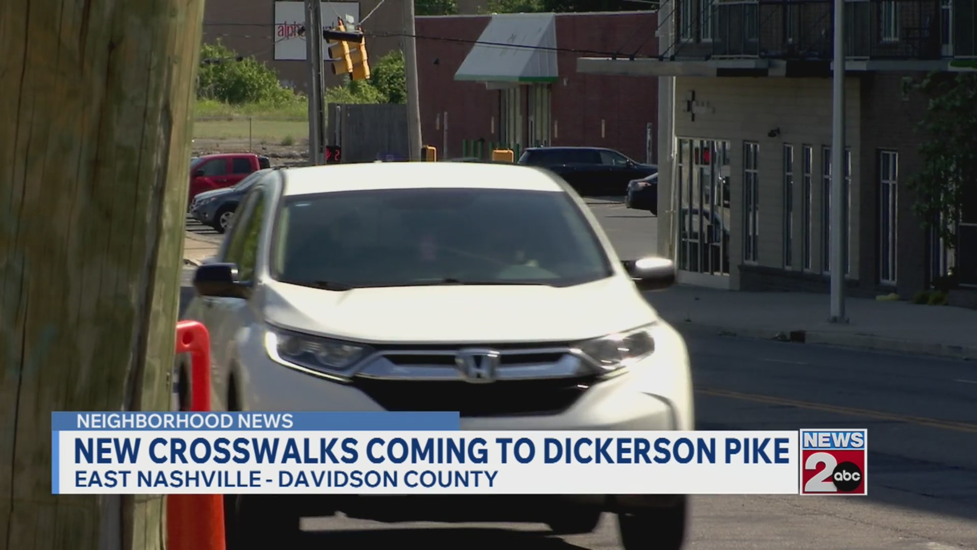 New crosswalks coming to Dickerson Pike in East Nashville, TN