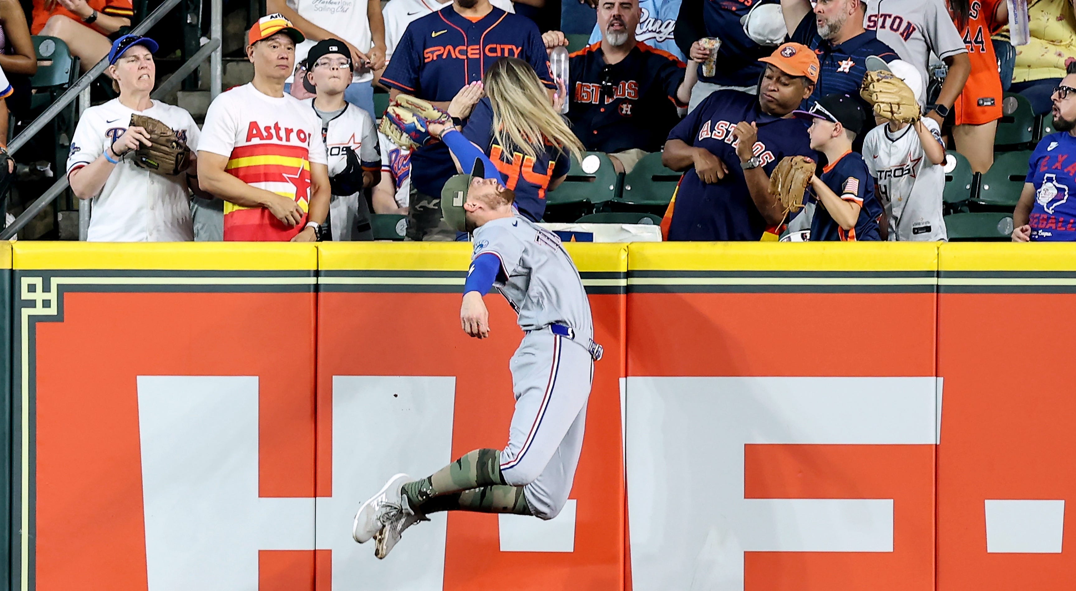 Brandon Nimmo had the coolest gesture for Astros fans who let him rob a ...