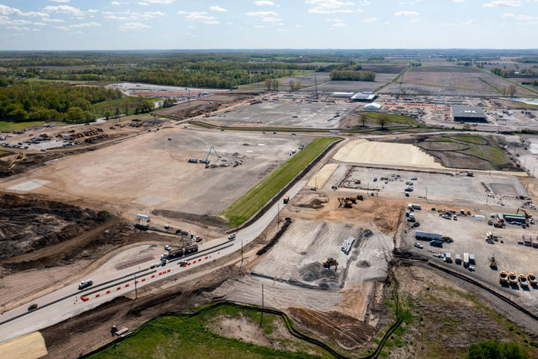 See massive construction site's progress for $16B OpenAI data center ...