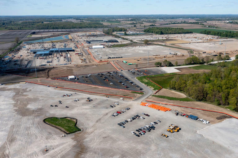 See massive construction site's progress for $16B OpenAI data center ...