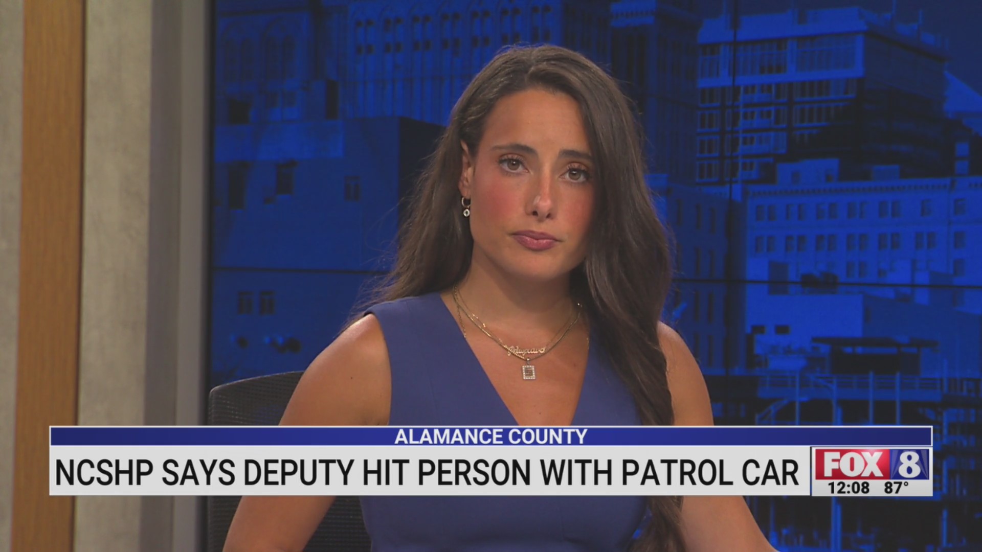 Deputy hit person with patrol car according to highway patrol