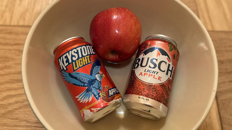 Busch vs Keystone: Apple beer showdown