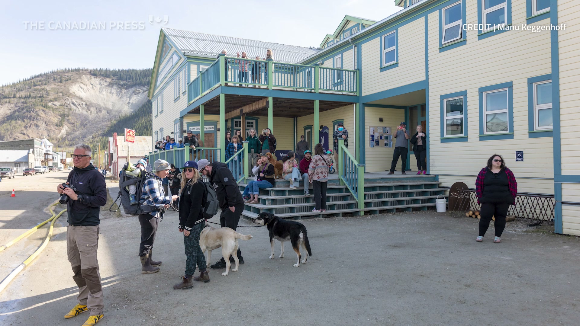 Gold rush era hotel in Dawson City, Yukon, burns to the ground