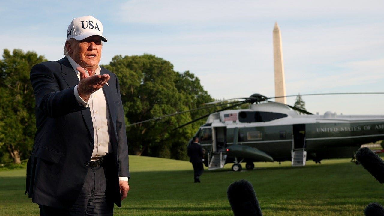 Trump eyes new White House lawn project that could reshape presidential ...