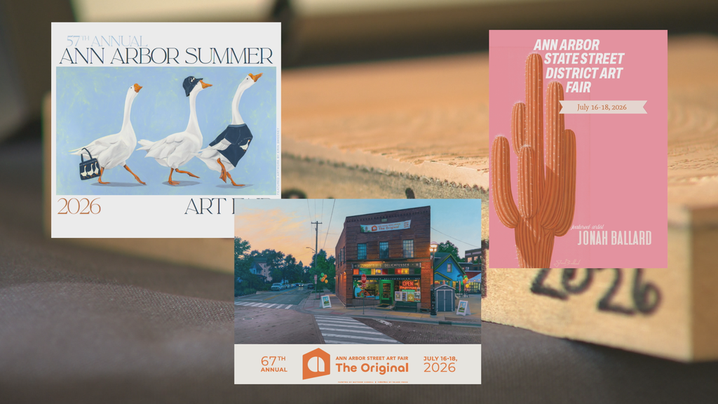 Ann Arbor Art Fair unveils commemorative posters for 2026 festival