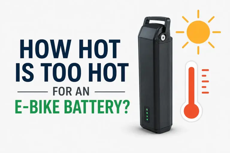 How hot is too hot for an e-bike battery?