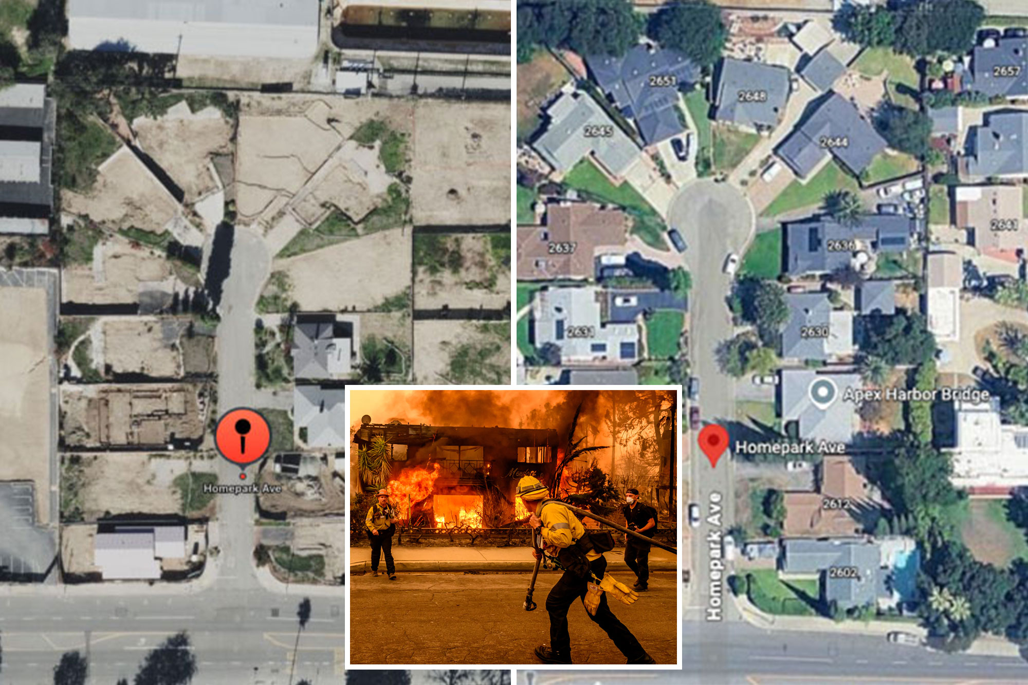 Google Maps slammed for hiding brutal reality of LA fires ahead of ...