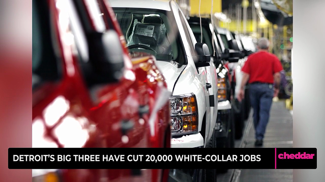Detroit’s big three have cut 20,000 white-collar jobs