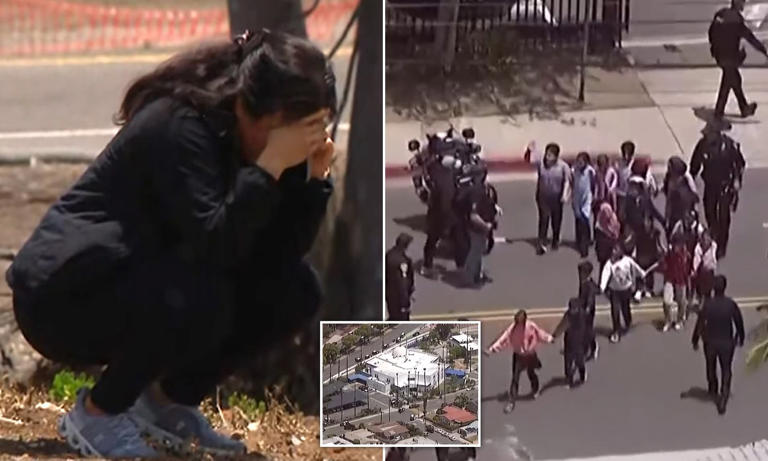 Five dead including security guard after two teenage gunmen open fire ...
