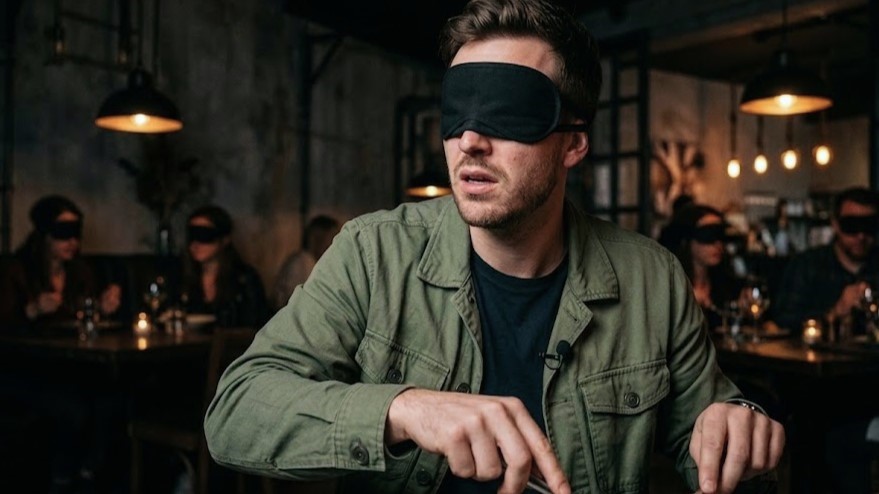 This Restaurant Forces You To Eat Blind - Then Things Got Weird Fast