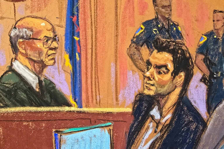 Judge denies accused CEO killer Mangione's bid to toss gun, notebook ...