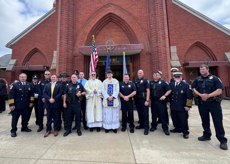 Blue Mass held in Clearfield County, honoring local police, public servants