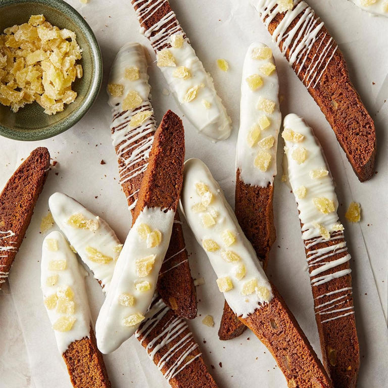 Triple-ginger biscotti