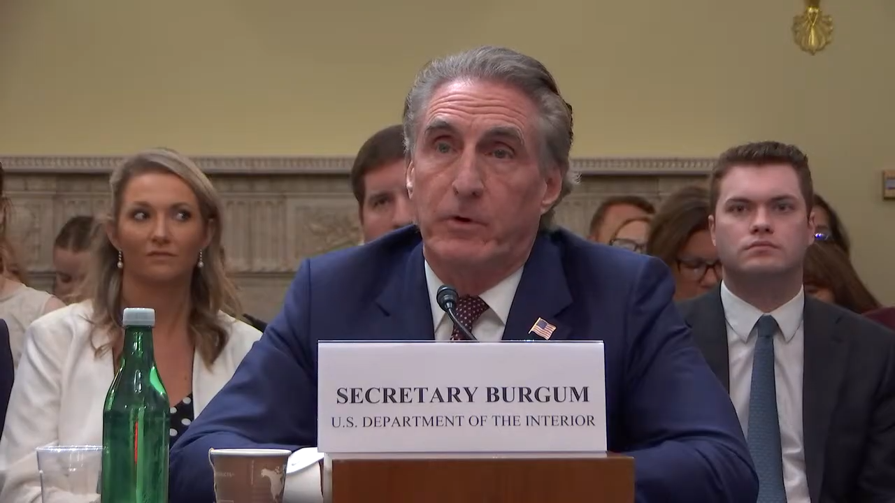 'He's talking about you': Doug Burgum squirms as Trump throws him under ...